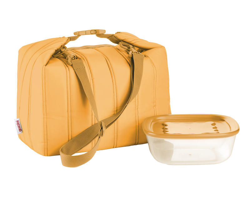 Guzzini Kühltasche groß mit Aufbewahrungsdose Mango yellow | Kühltasche ...